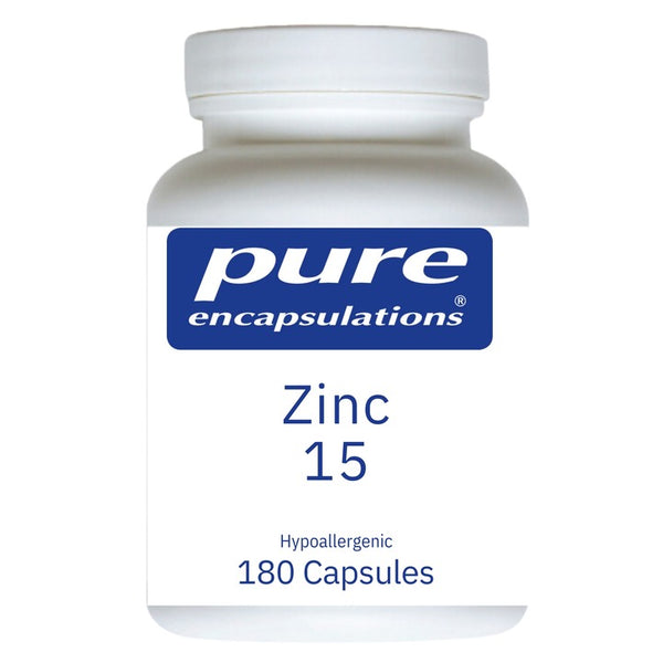 Pure Encapsulations Zinc 15mg - 180 Capsules – Sheila Kilbane MD